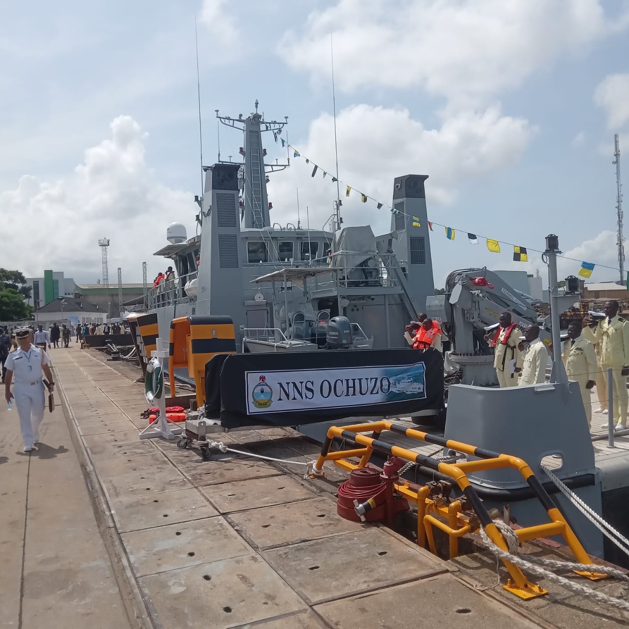 THREE OCEA VESSELS ATTENDING THE NIGERIAN 68TH ANNIVERSARY